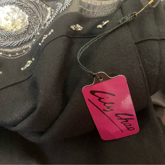 lily chao | Skirts | Vintage Lily Chao Skirt Suit Embellished Double ...